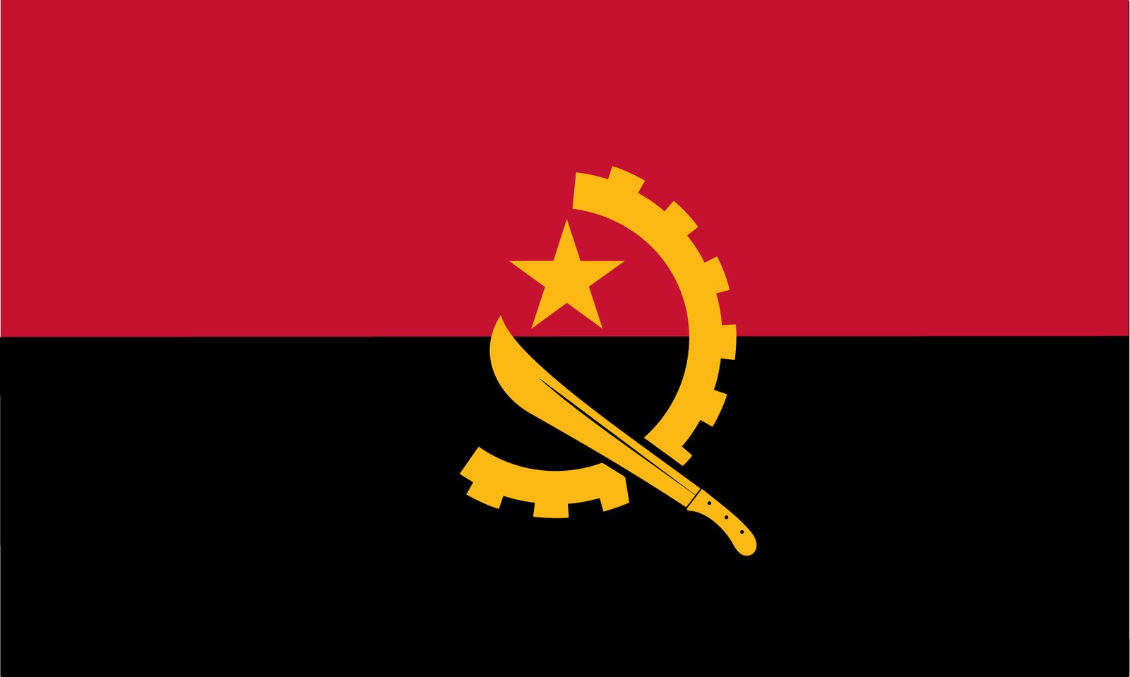 Country flag of Angola - Photopublicdomain.com